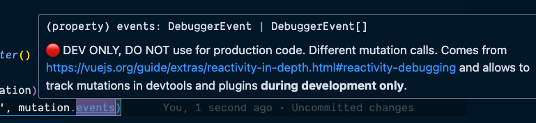 Mutation object key may be assigned an incorrect value when a store is created using the ...