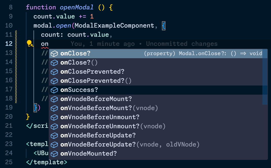 [UModals] Add v-on · Issue #1604 · nuxt/ui · GitHub